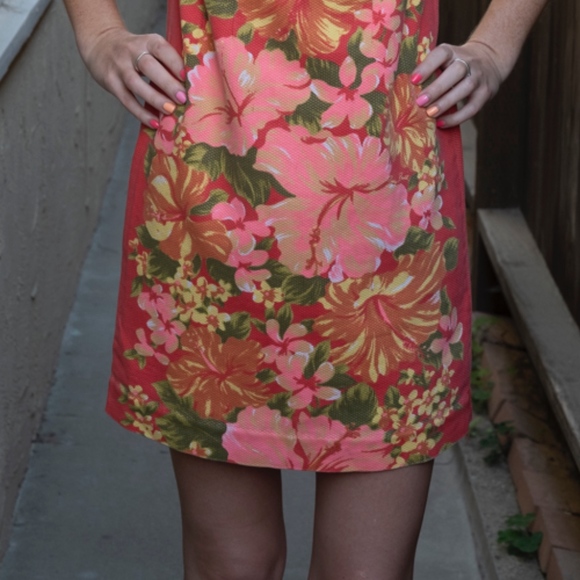 Tracy Feith | Dresses | Tracy Feith Tropical Floral Sheath Dress | Poshmark
